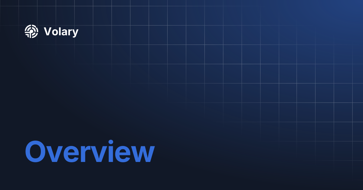 Overview | Volary
