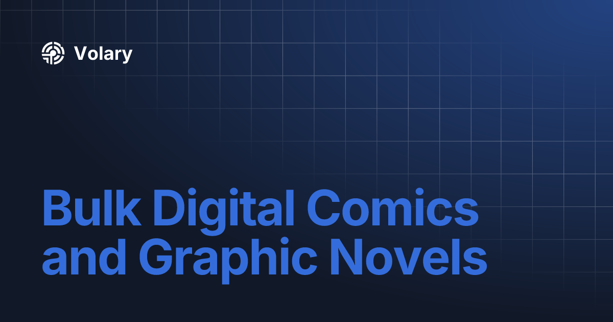 Bulk Digital Comics and Graphic Novels | Volary